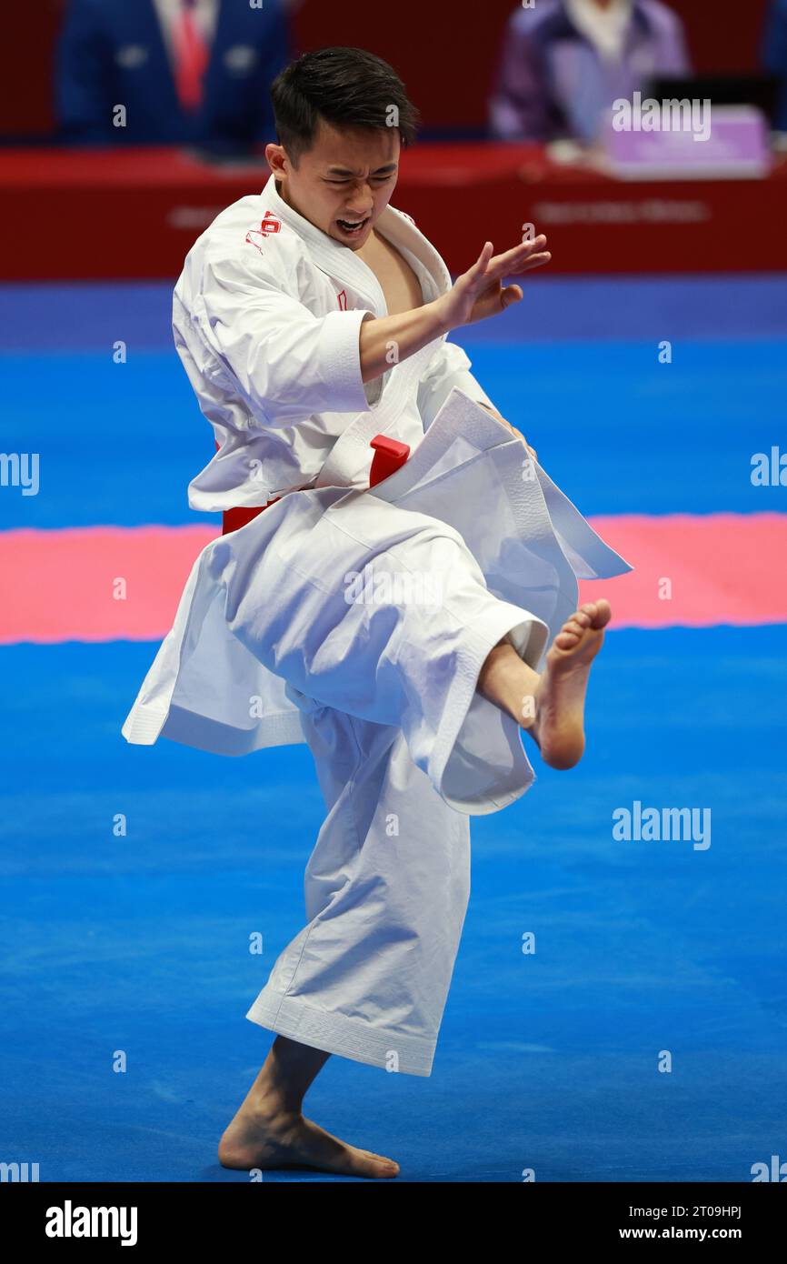 Hangzhou, China's Zhejiang Province. 5th Oct, 2023. Kuok Kin Hang of ...