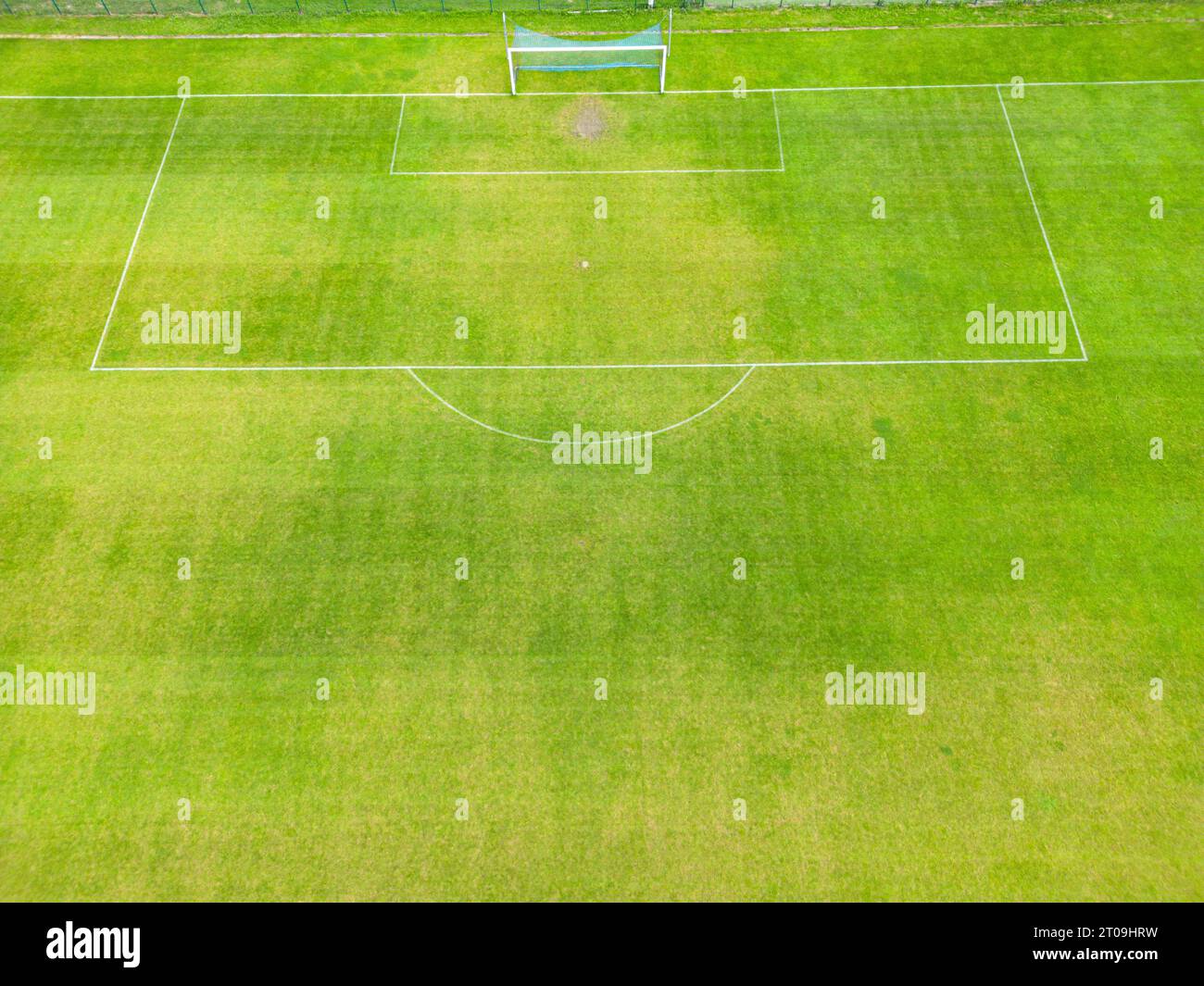 Aerial Top Down View of Soccer Football Field. Stadium. Football field ...
