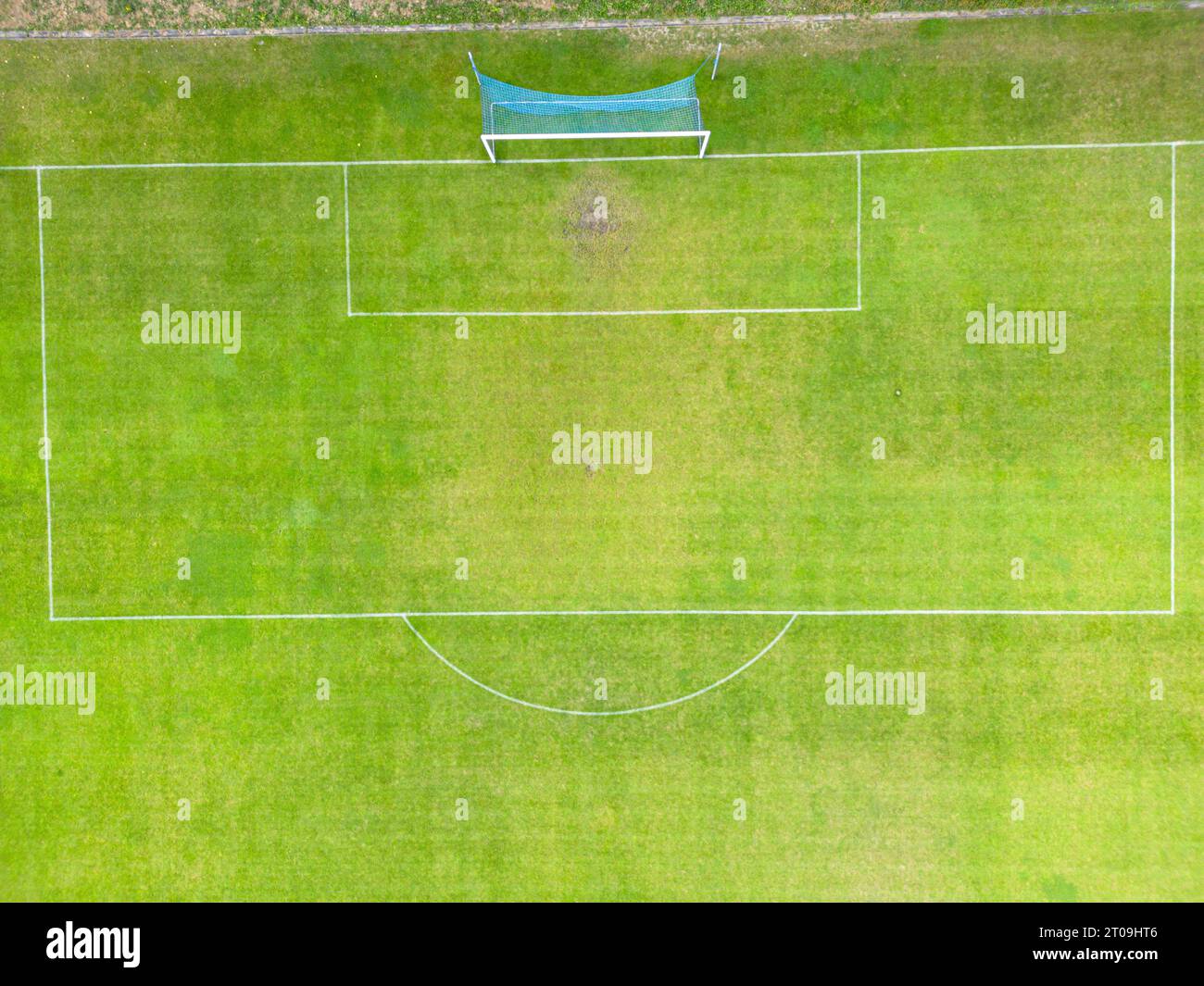 Aerial Top Down View of Soccer Football Field. Stadium. Football field ...