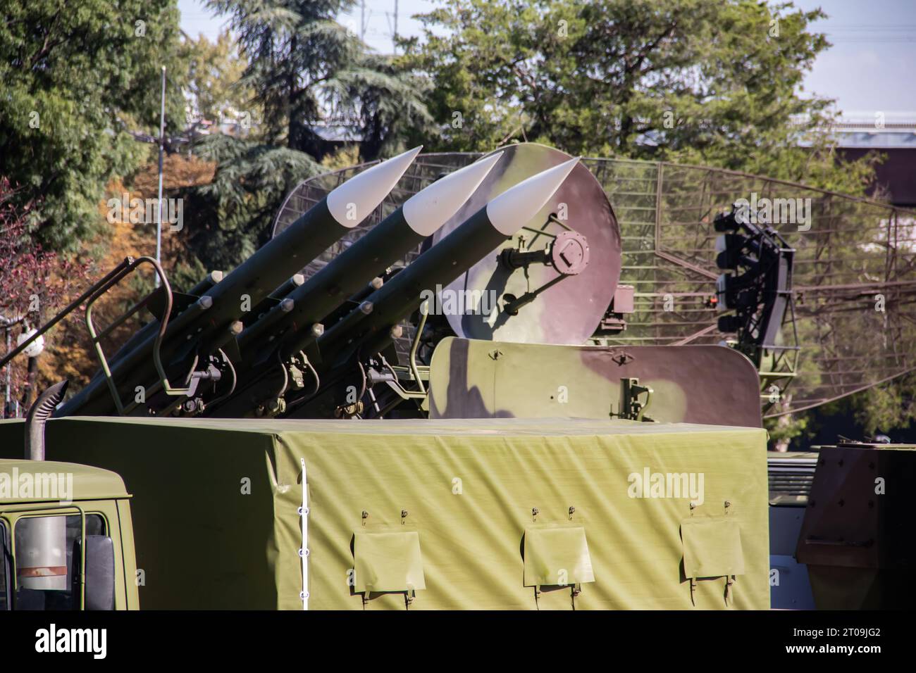 GPS-satellite guided missile anti-tank mortar shell, exposed at ...