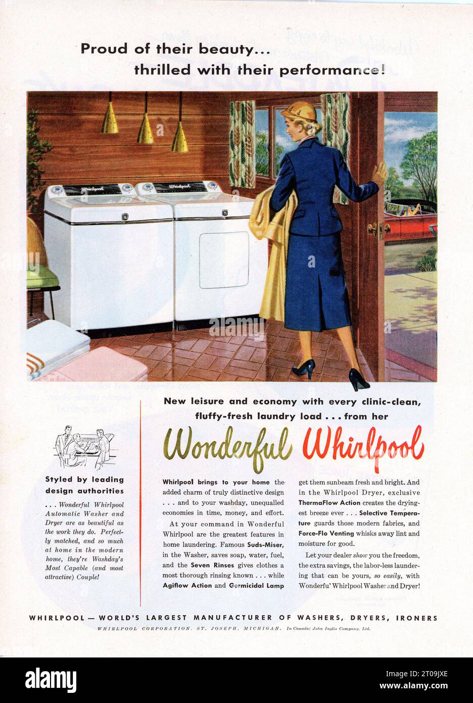 Vintage April 1953 "Good Housekeeping" Magazine Issue Advert, USA Stock ...