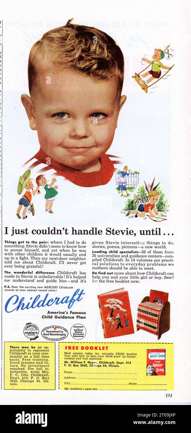 Child discipline 1950s hi-res stock photography and images - Alamy