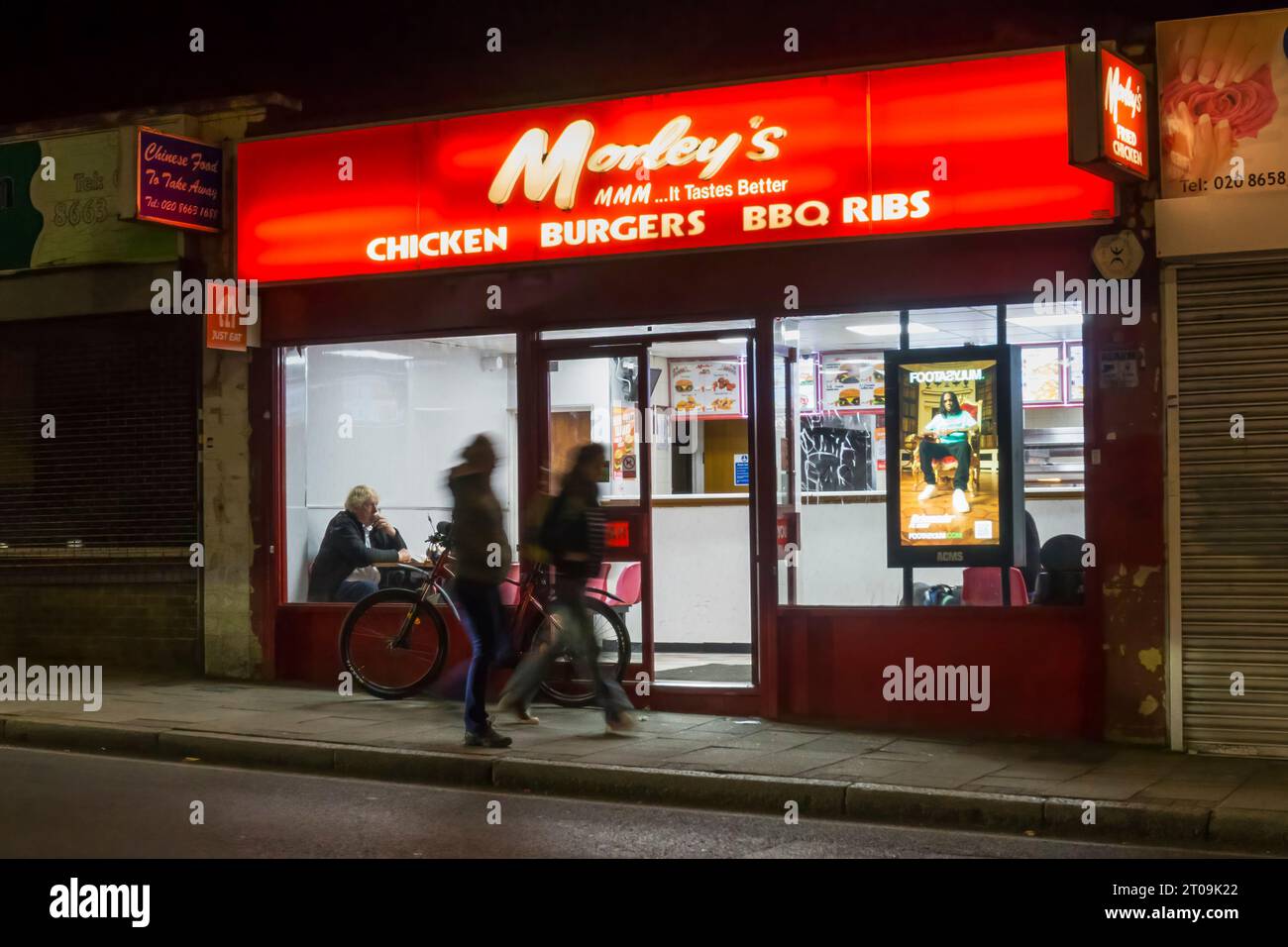 Morley's fried chicken restaurant in Clockhouse, South London Stock ...