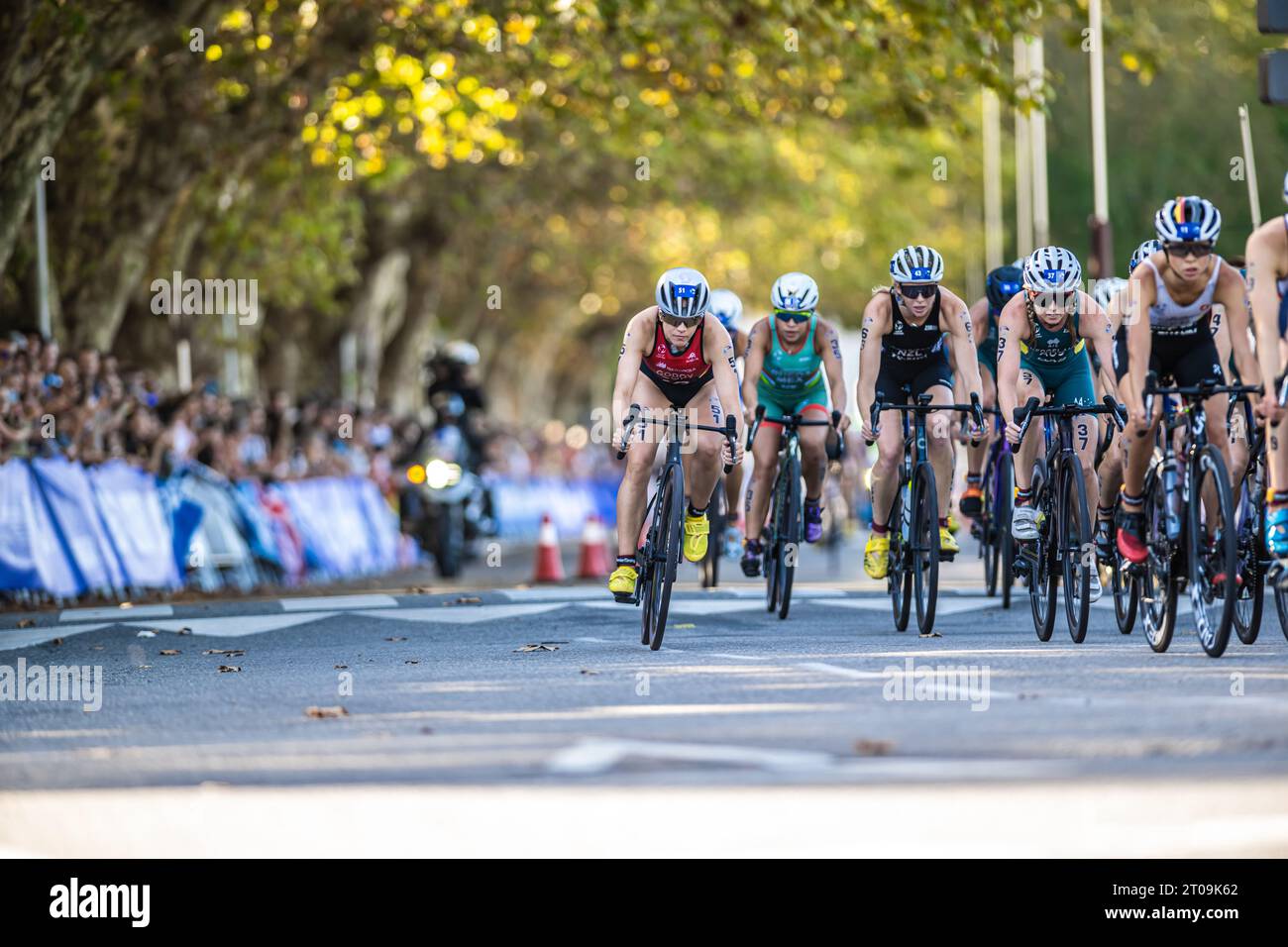 Anna Godoy Contreras participating cycling in Pontevedra in the 2023 ...