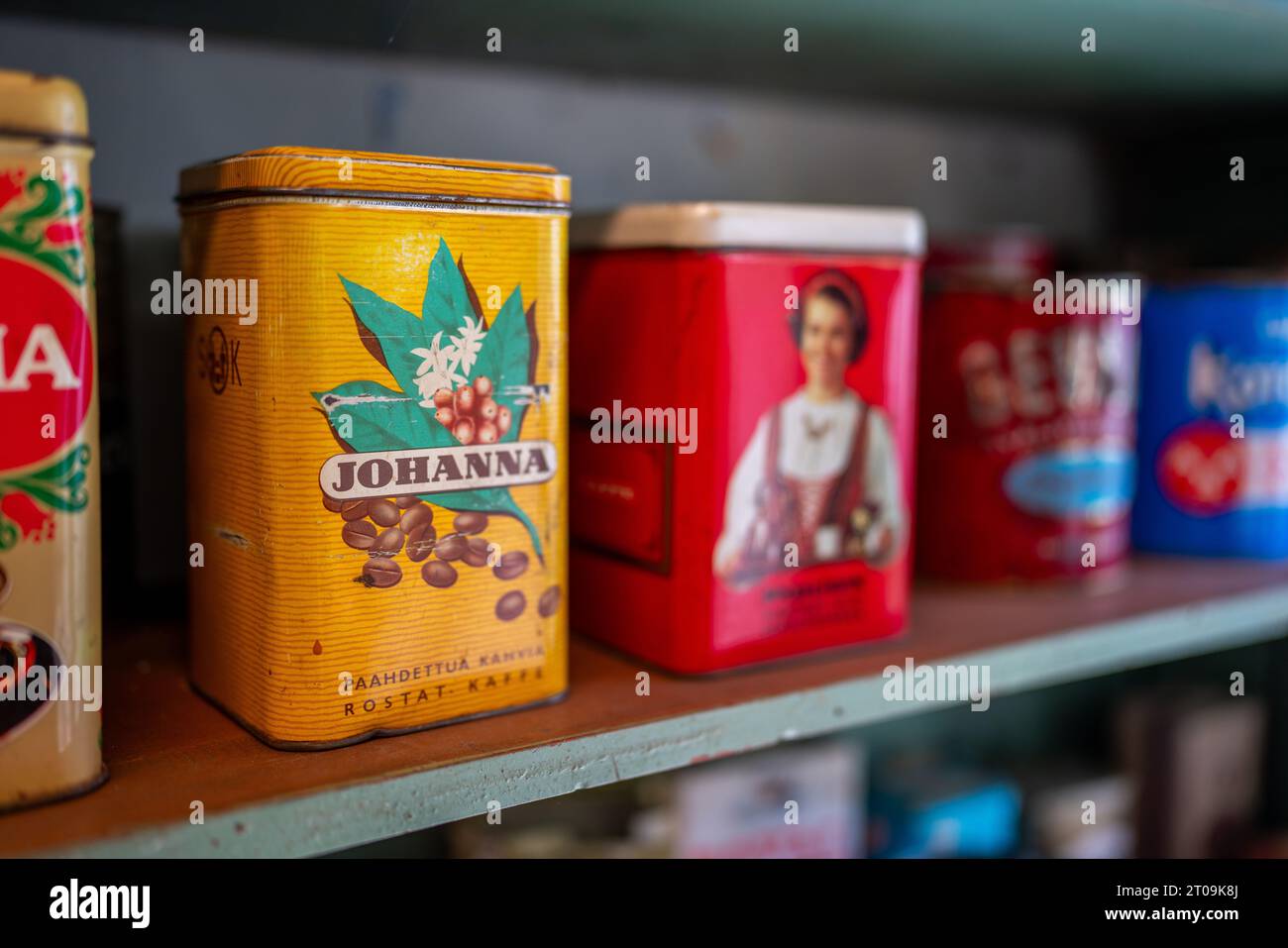 Old collectors items in a museum in Finland Stock Photo - Alamy