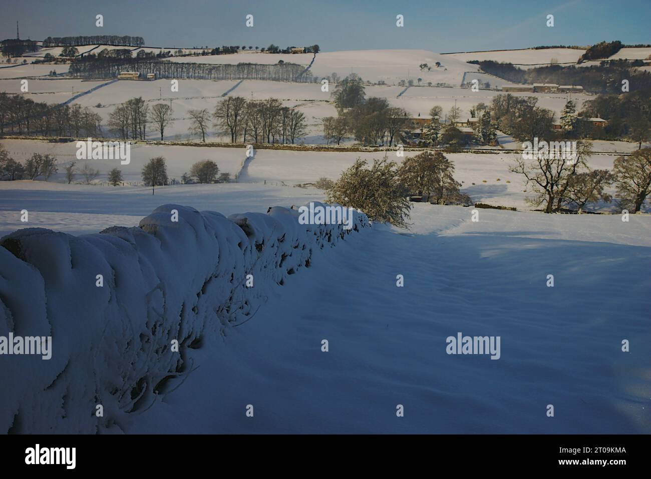 Snowy Winter Wonderland at the Fold in Lothersdale, The Yorkshire Dales ...