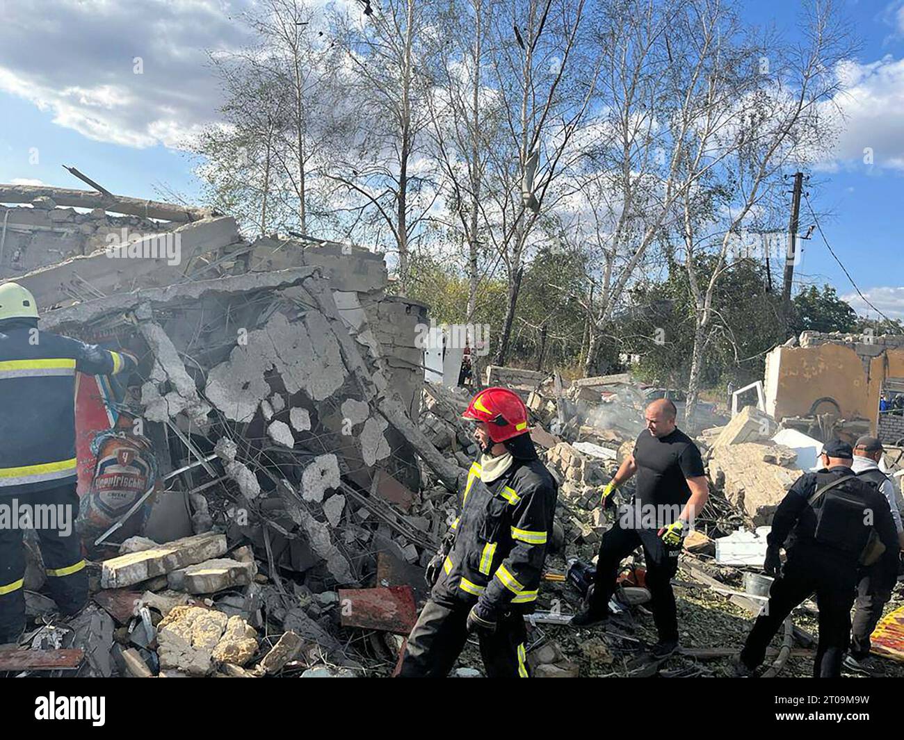 In this photo provided by the Ukrainian Presidential Press Office ...