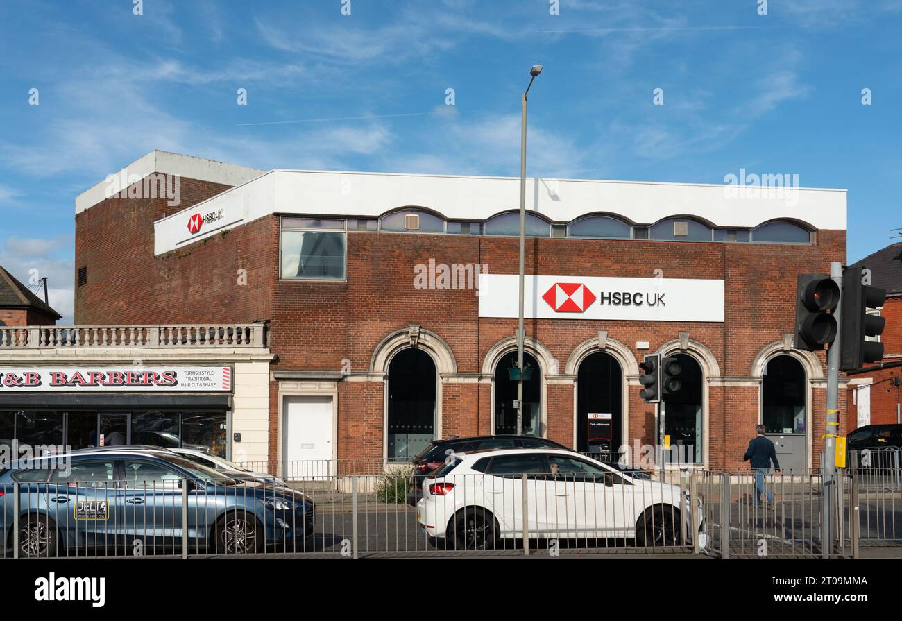 HSBC Bank, Old Swan Branch, Liverpool 13. Pictured in September 2023 ...