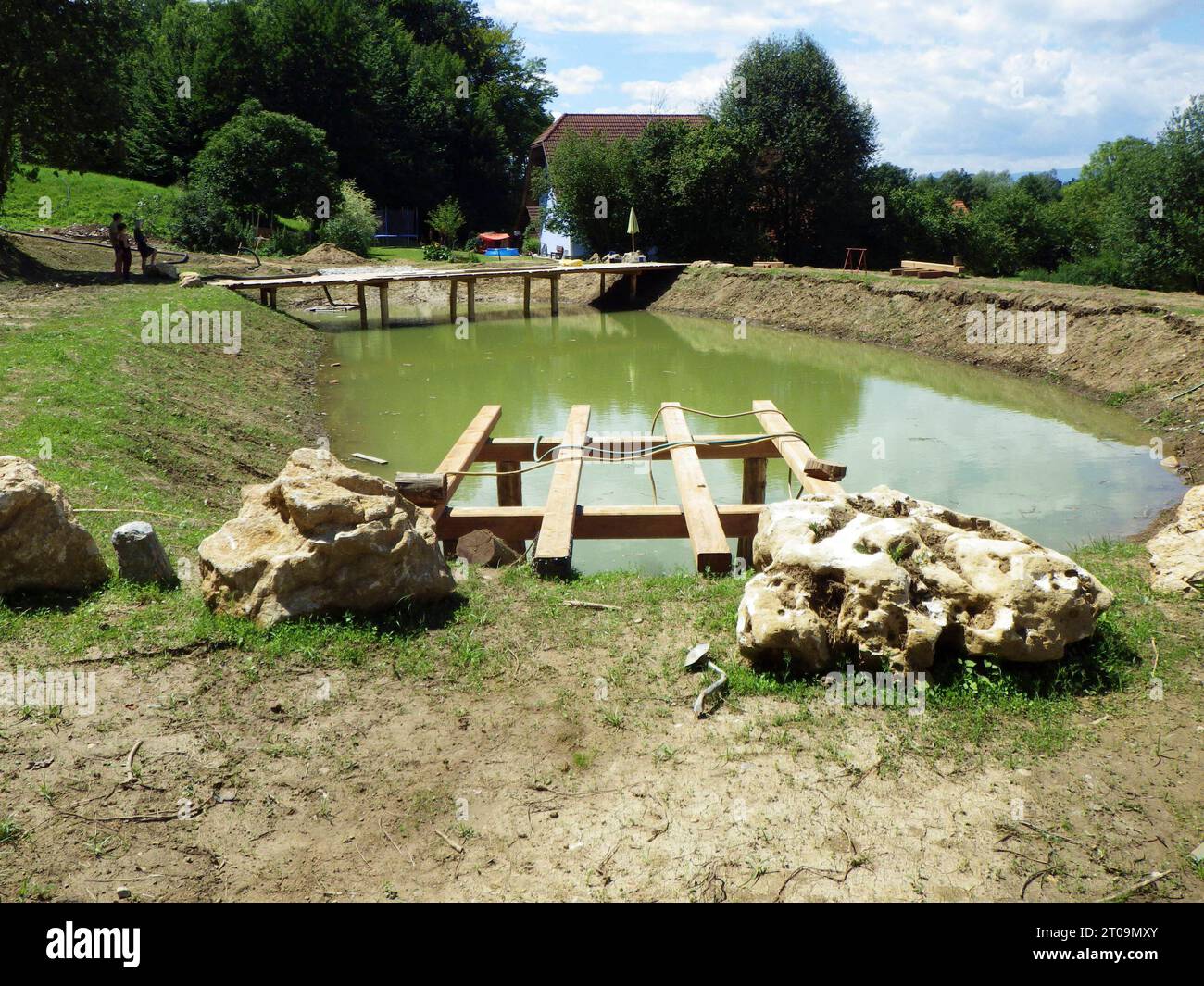 Pond Construction For Landscaping Water Garden Pond And Natural ...