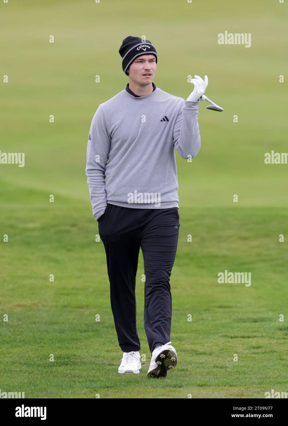 Rasmus Hojgaard during day one of the 2023 Alfred Dunhill Links ...