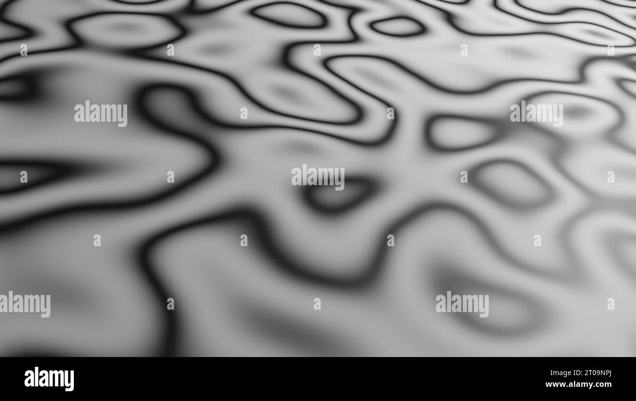 creative abstract black and white color wavy style background design ...