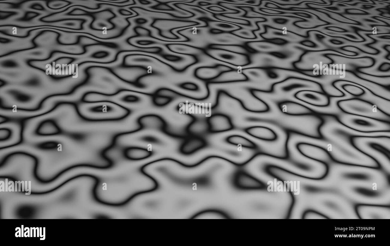 flat creative abstract black and white color wavy style background ...