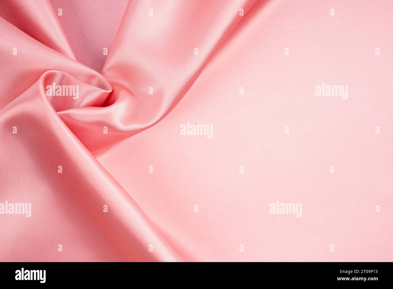 Rose Gold silk satin fabric texture as background Stock Photo - Alamy