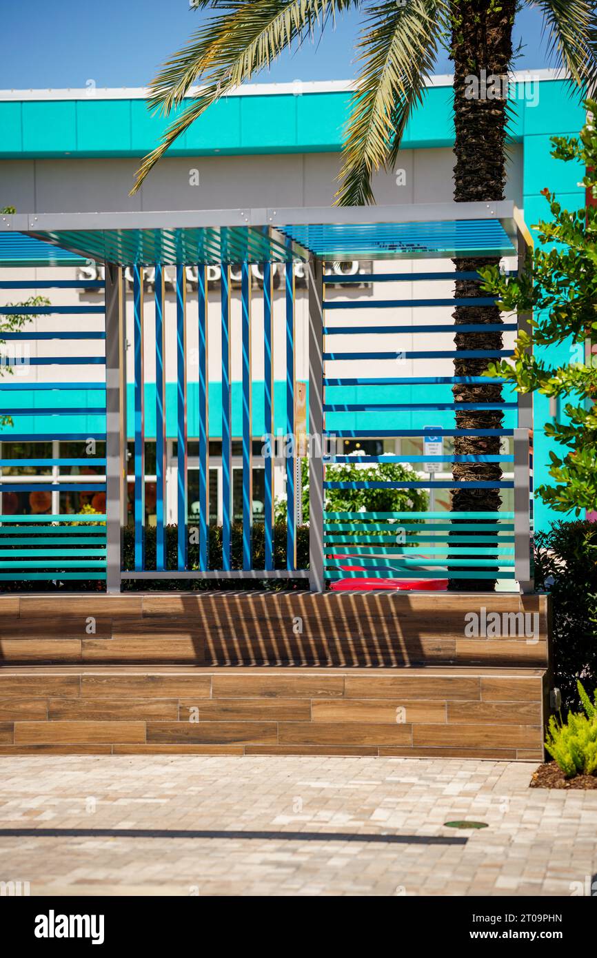 Promenade outdoor relaxation spot Stock Photo - Alamy