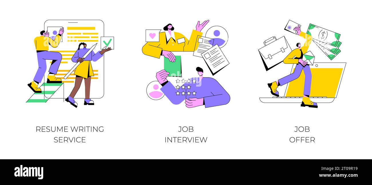 Salary cover letter Stock Vector Images - Alamy