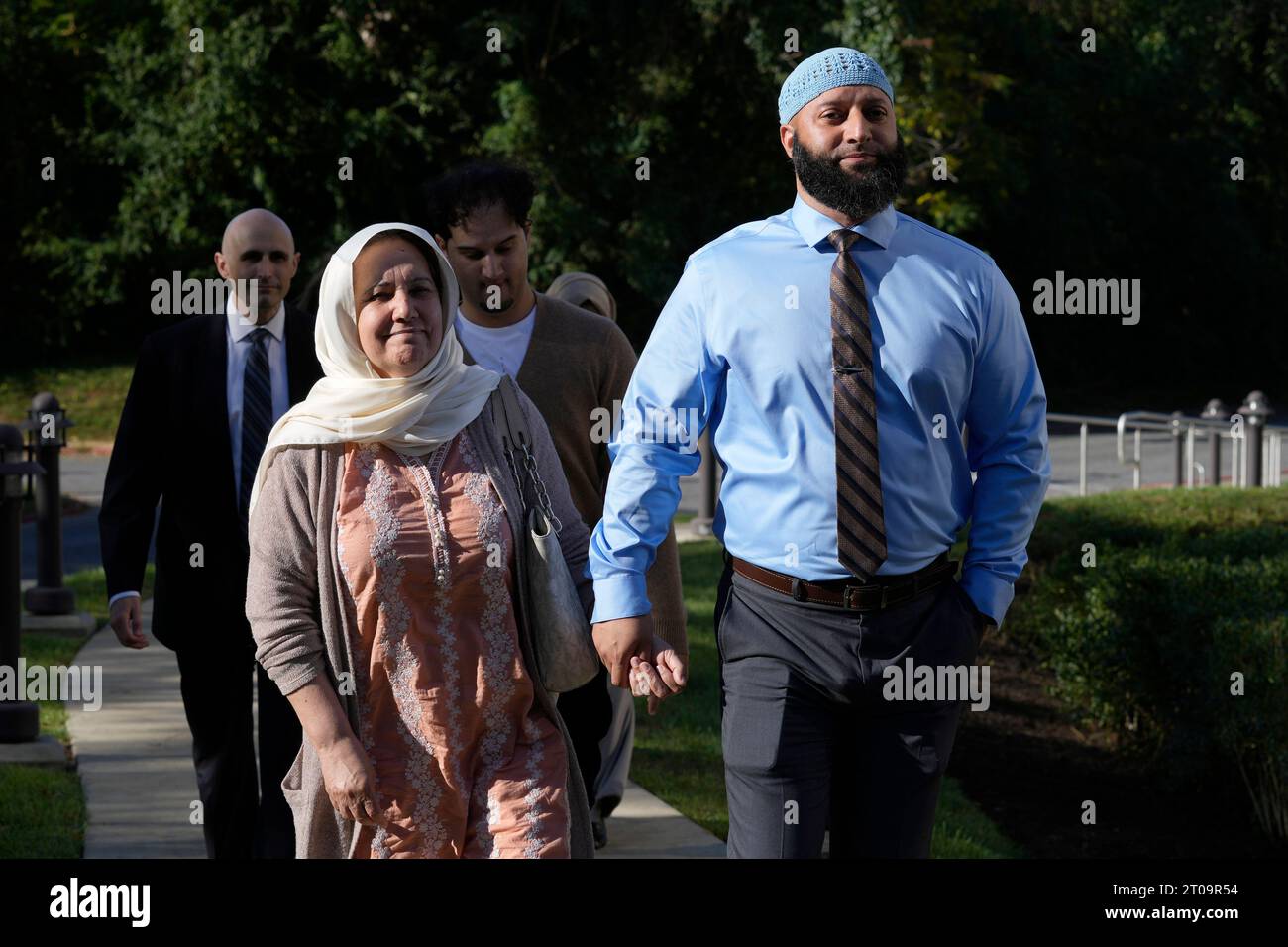 Adnan Syed and his mother Shamim Rahman arrive at Maryland's Supreme ...