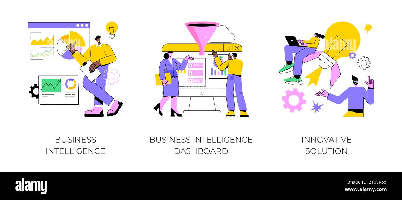 Performance tools and software solutions abstract concept vector ...