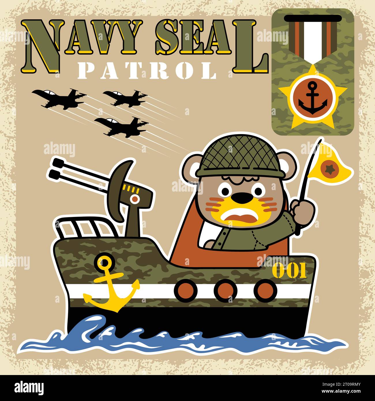 Military Service Seals Clipart