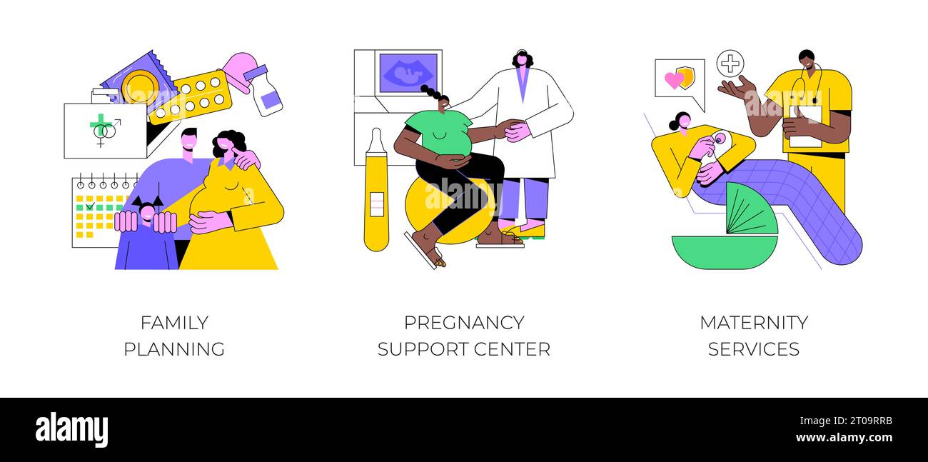 Pregnancy care center Stock Vector Images - Alamy