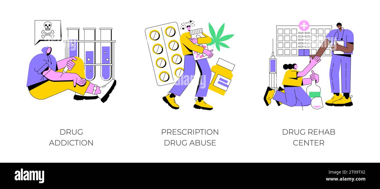 Drug rehab group Stock Vector Images - Alamy