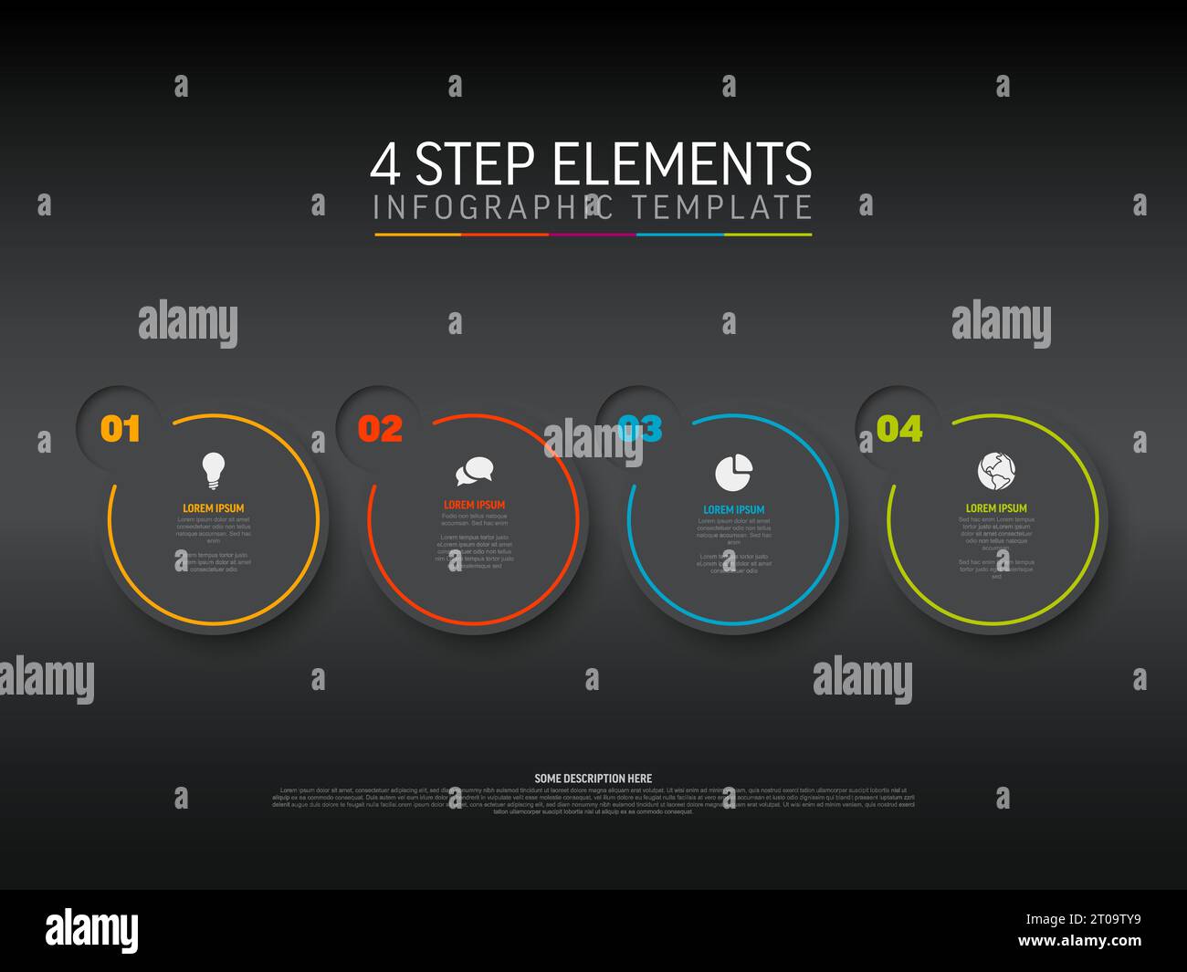 Simple Infographic Templates Vector Collection