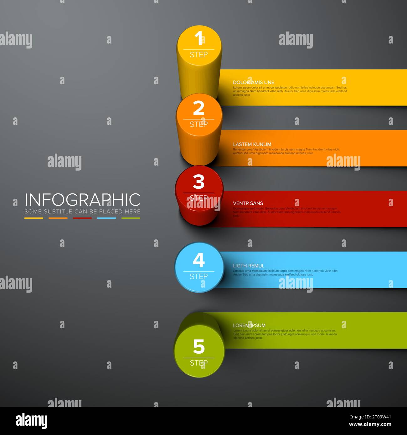 Vector dark multipurpose Infographic template made from color diagonal ...