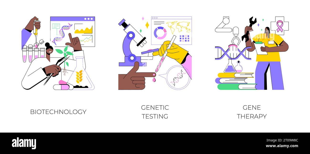 Laboratory research abstract concept vector illustration set ... Laboratory research abstract concept vector illustration set ...