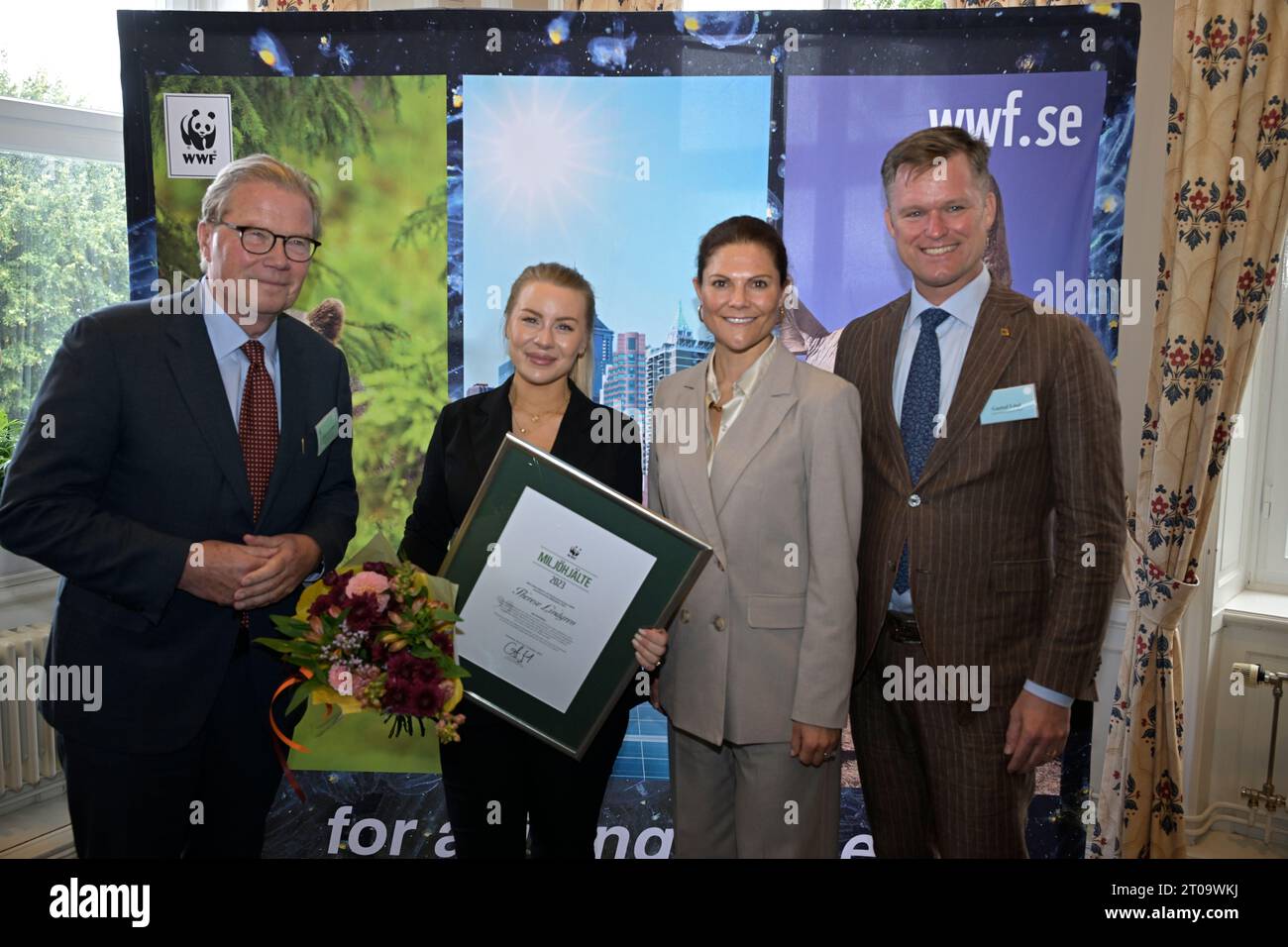 Stockholm, Sweden. 05th Oct, 2023. Leif Johansson, honorary chairman ...