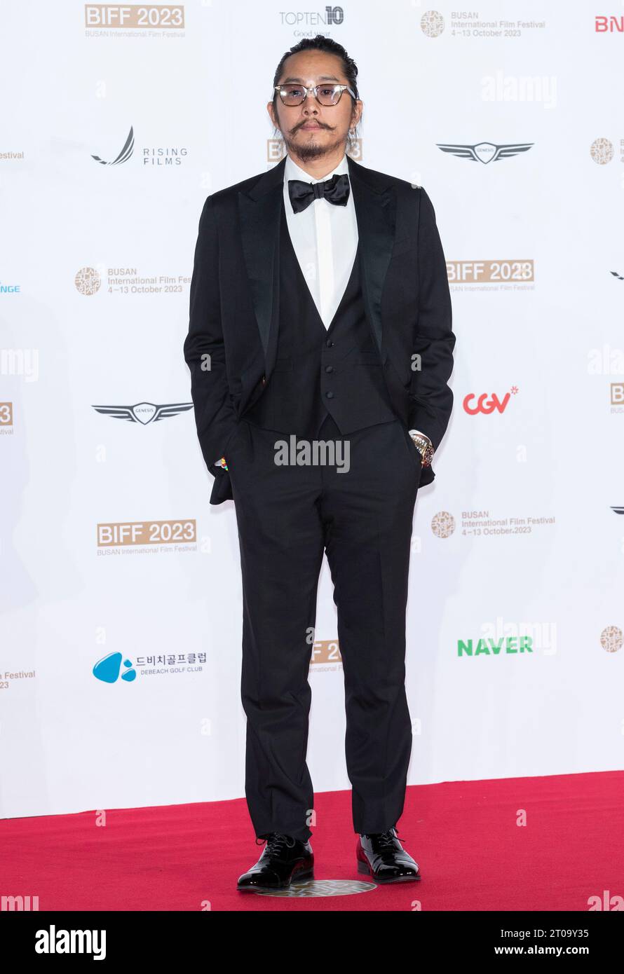 Busan, South Korea. 4th Oct, 2022. American actor and filmmaker Justin ...