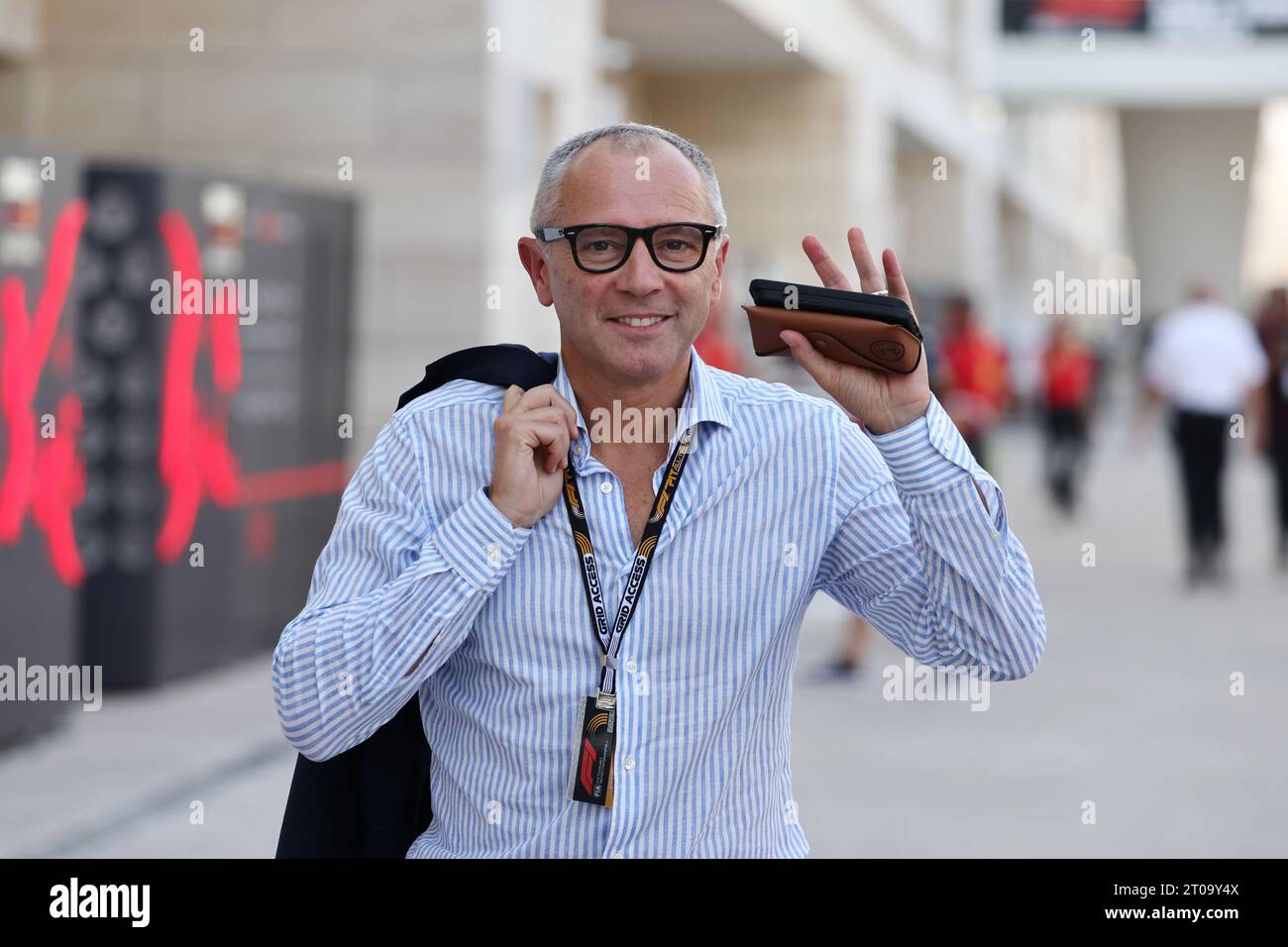 Doha, Qatar. 05th Oct, 2023. Stefano Domenicali (ITA) Formula One ...