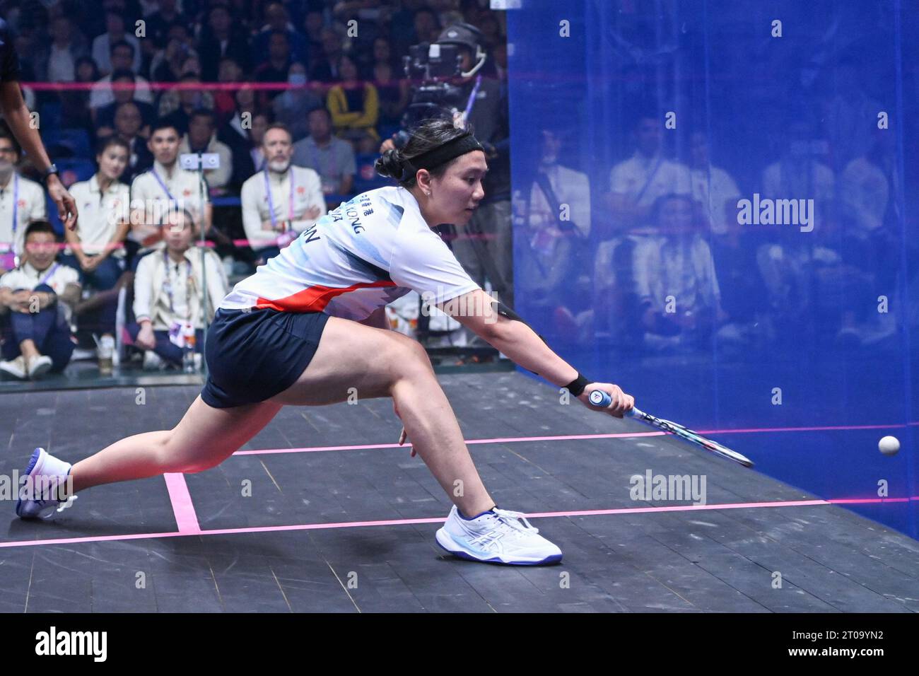 Hangzhou, China's Zhejiang Province. 5th Oct, 2023. Chan Sin Yuk of ...