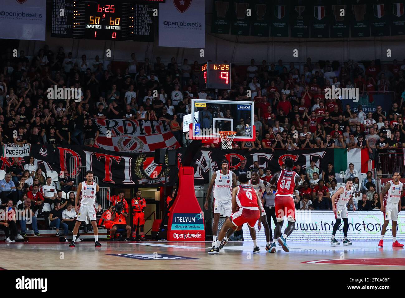 General view inside the arena during LBA Lega Basket A 2023/24 Regular ...