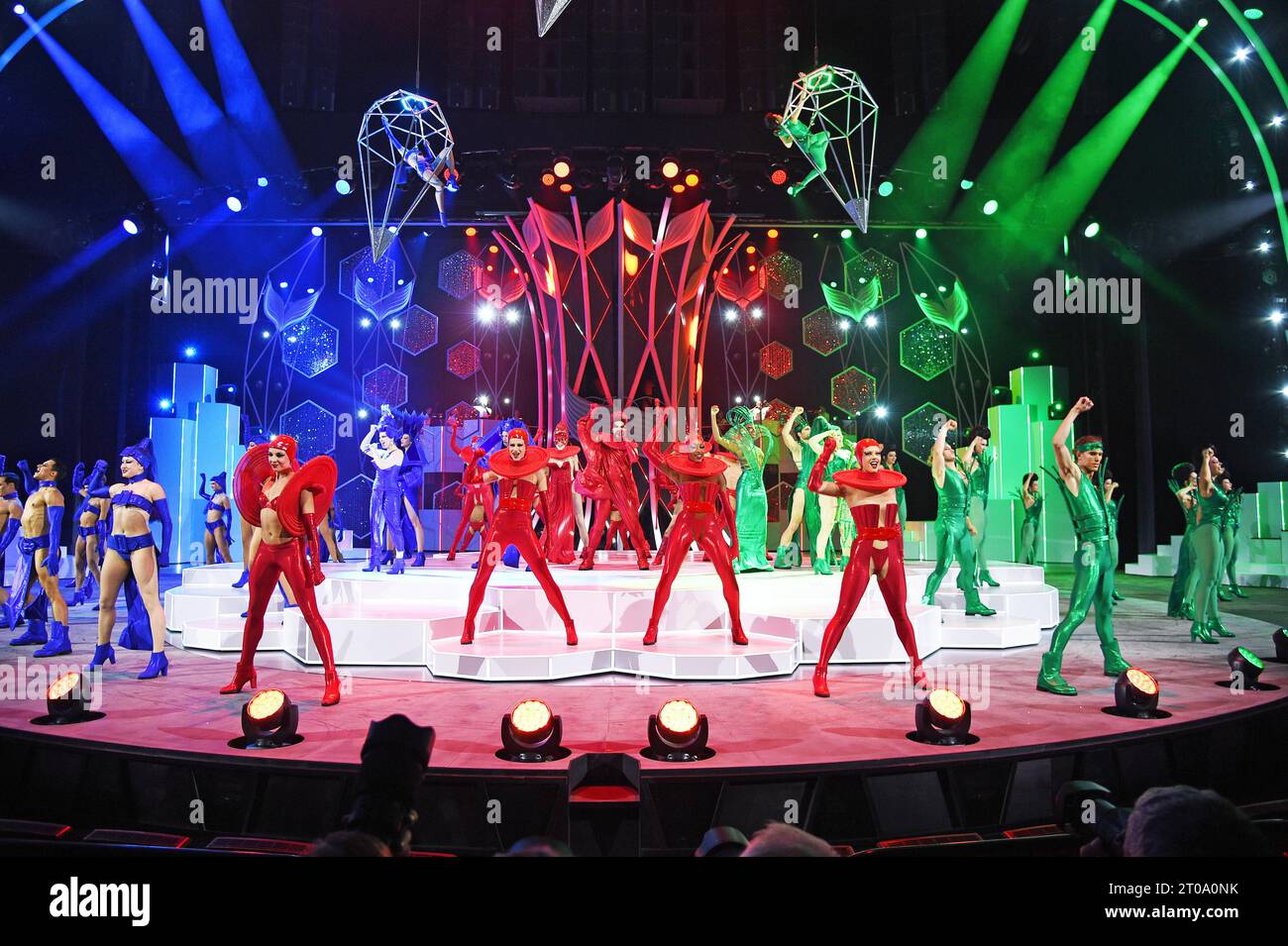 Artists beim Media Call zur neuen Friedrichstadtpalast-Show FALLING IN ...