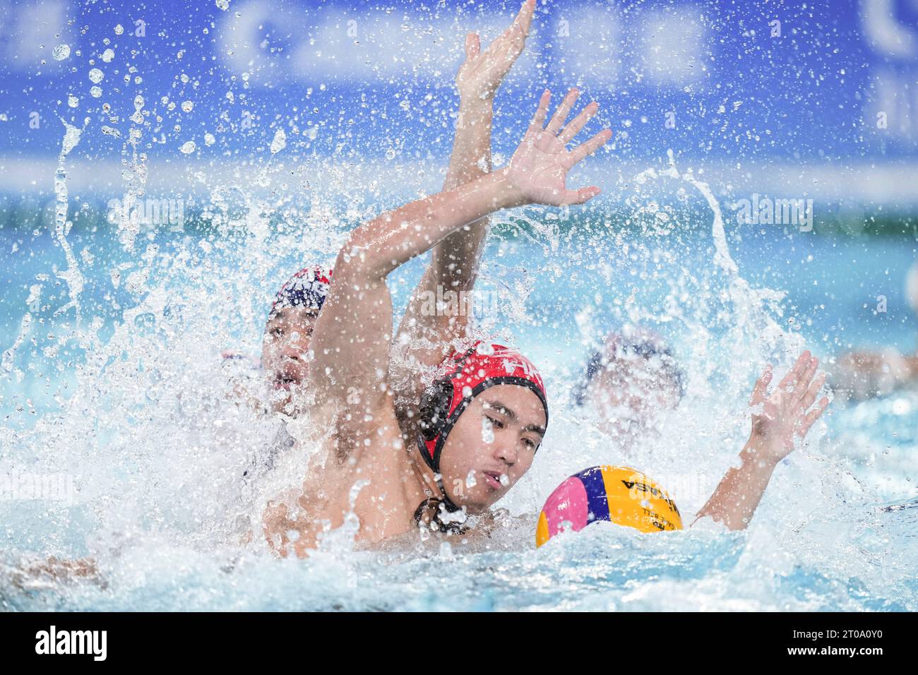 Hangzhou, China's Zhejiang Province. 5th Oct, 2023. Yim Wai Ho of China ...