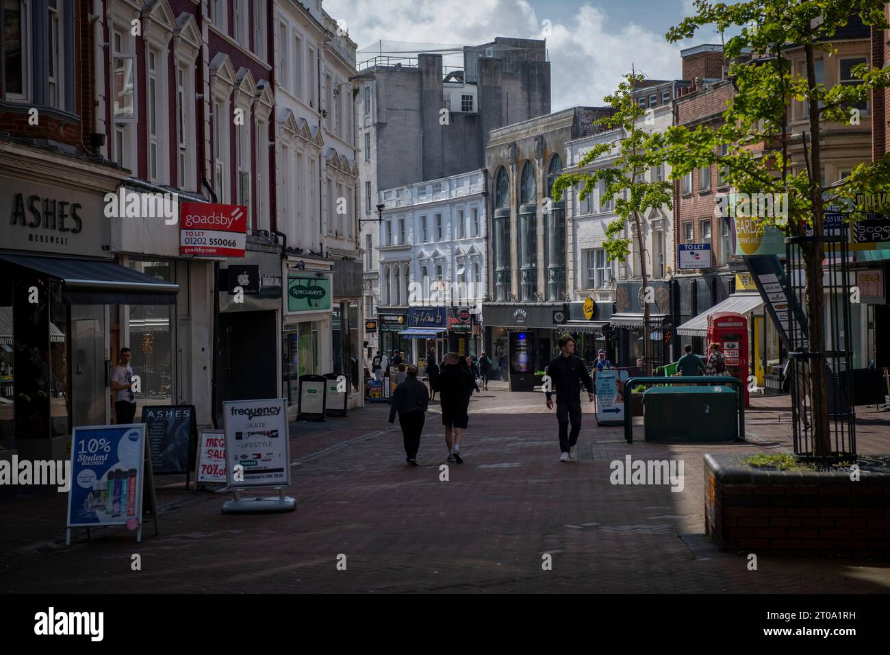 Bournemouth town centre Stock Photo - Alamy