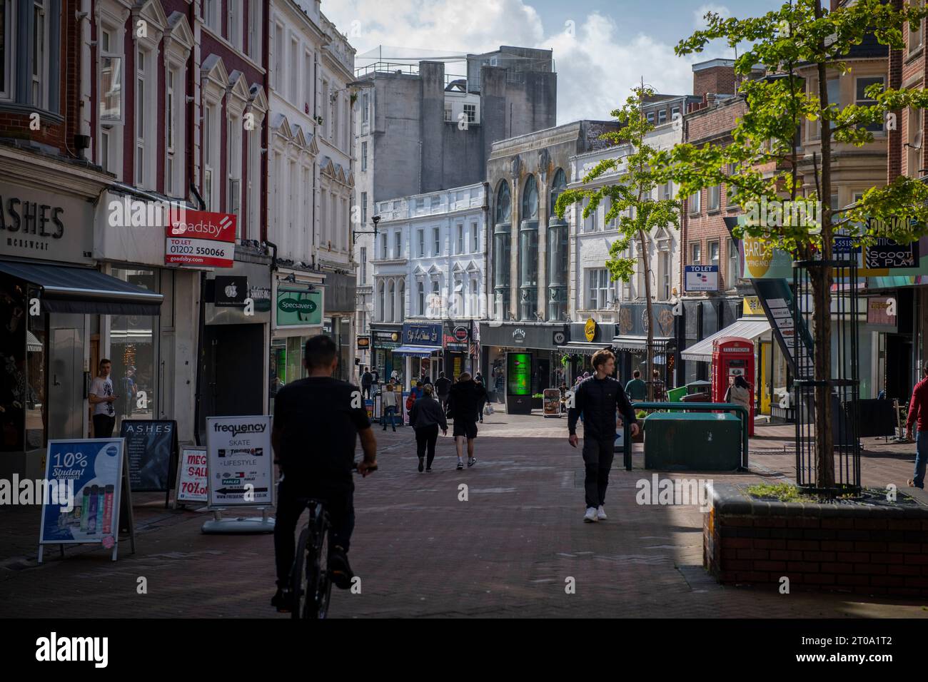 Bournemouth town centre Stock Photo - Alamy