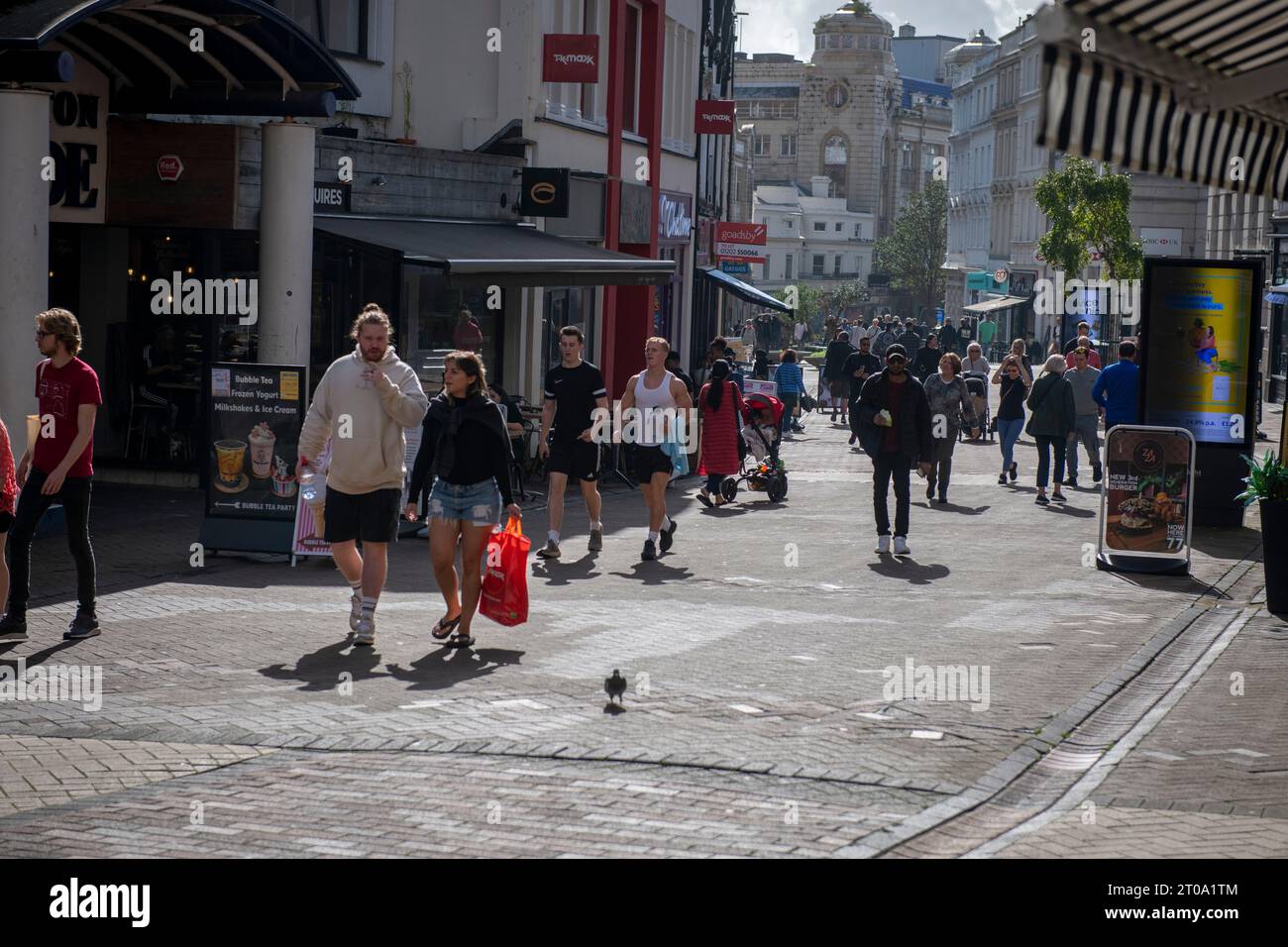 Bournemouth town centre Stock Photo - Alamy
