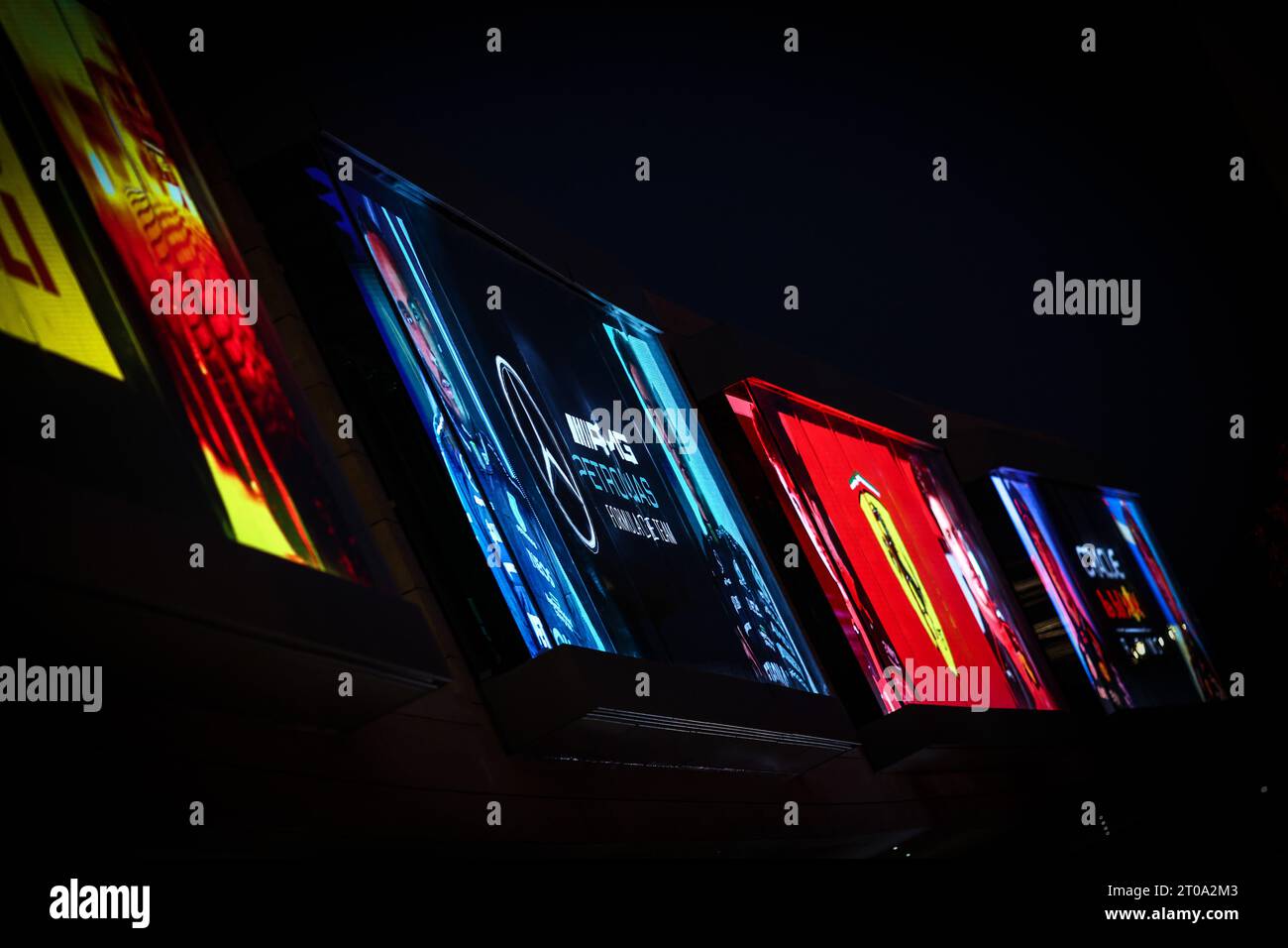 Doha, Qatar. 05th Oct, 2023. Paddock atmosphere - Mercedes AMG F1 ...