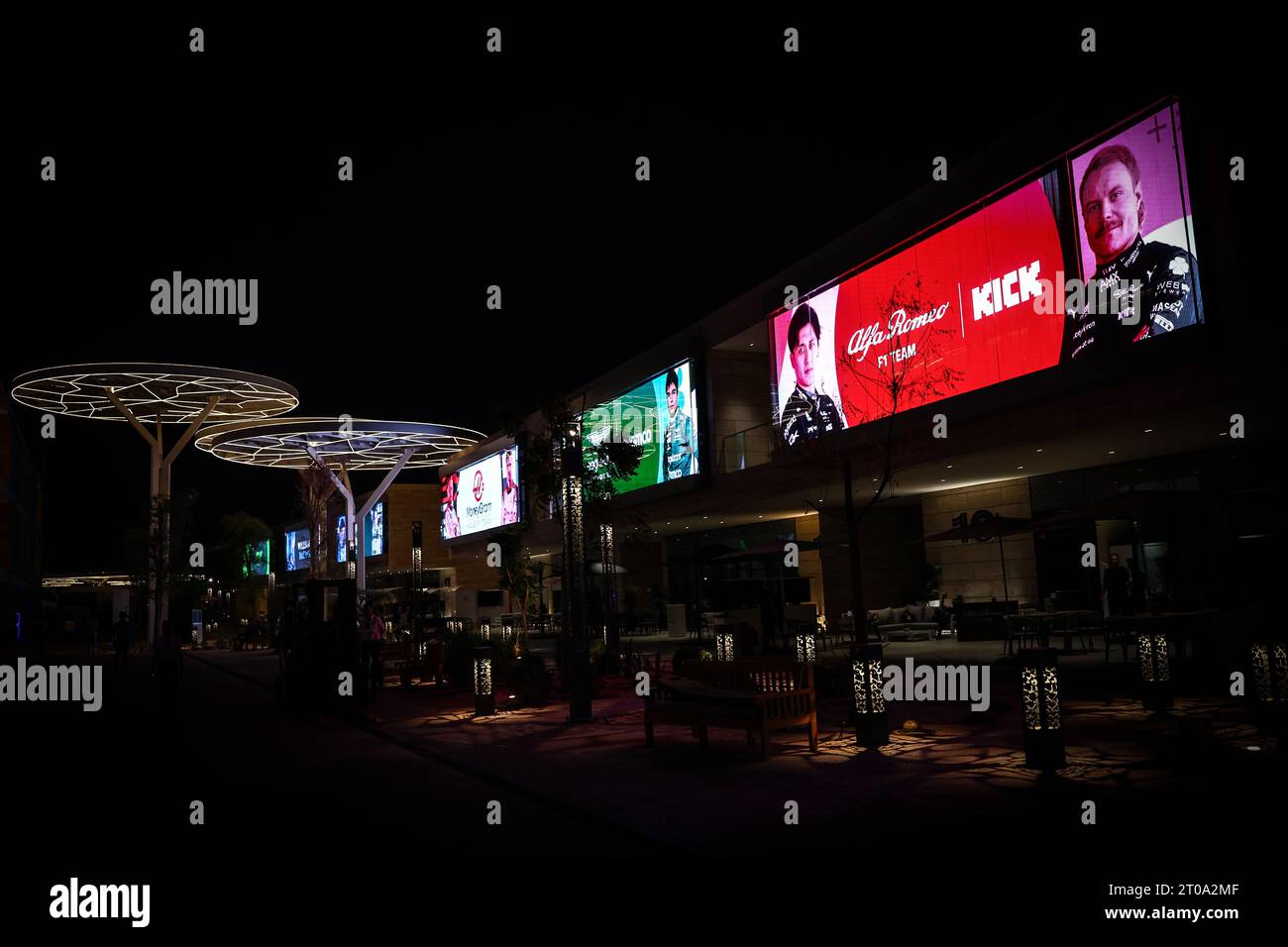 Doha, Qatar. 05th Oct, 2023. Paddock atmosphere - Alfa Romeo F1 Team ...