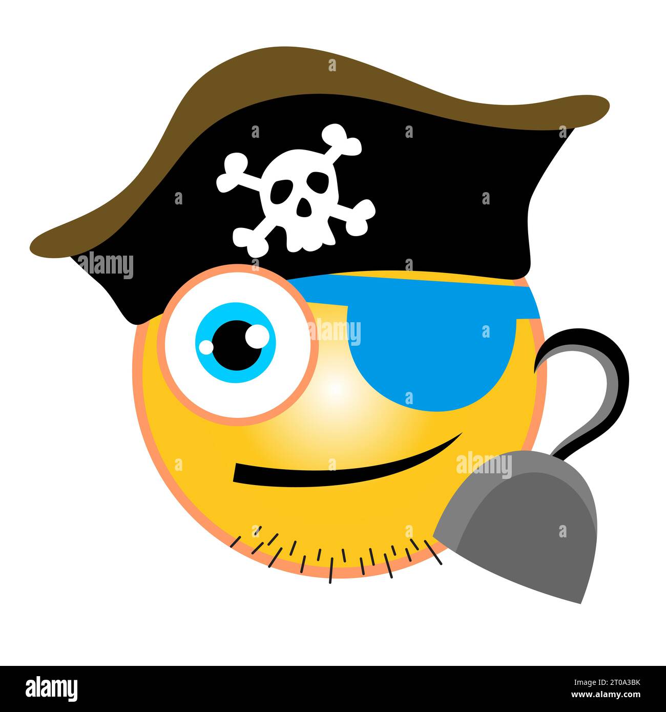 One hand pirate cartoon hi-res stock photography and images - Alamy