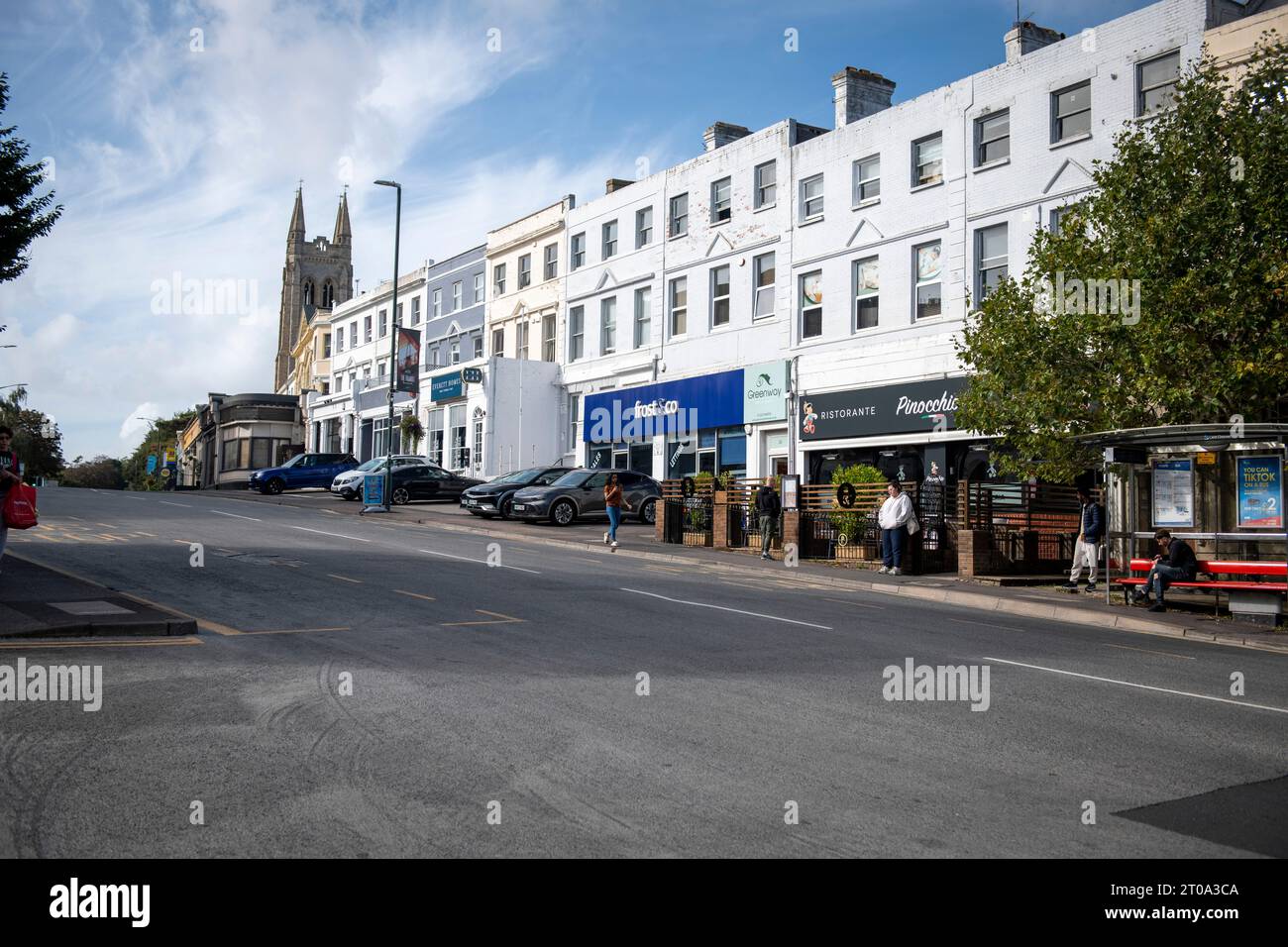 The triangle in Bournemouth town centre Stock Photo - Alamy