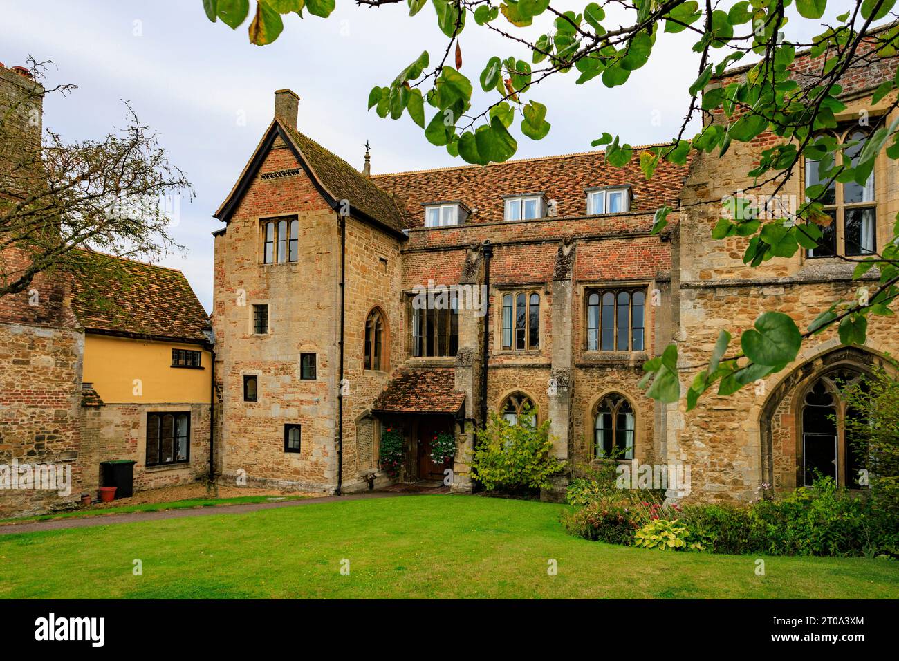 The historic Priors House alongside Ely Cathedral, Cambridgeshire ...
