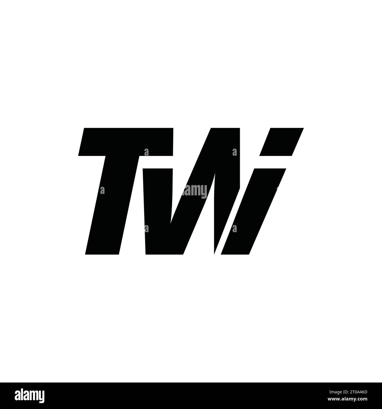 TWI Letter Initial Logo Design Template Vector Illustration Stock Vector Image & Art - Alamy