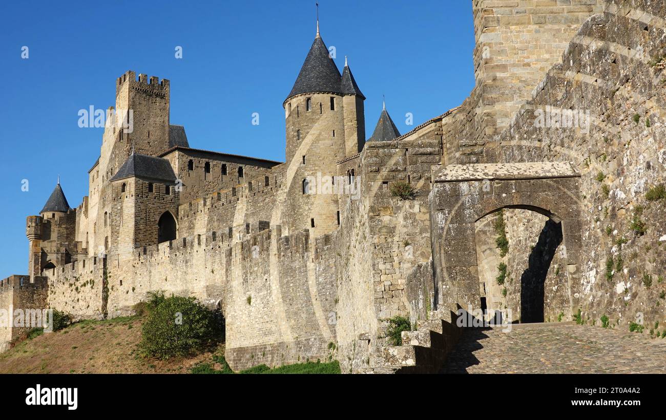 Medieval citadel carcassonne france hi-res stock photography and images ...