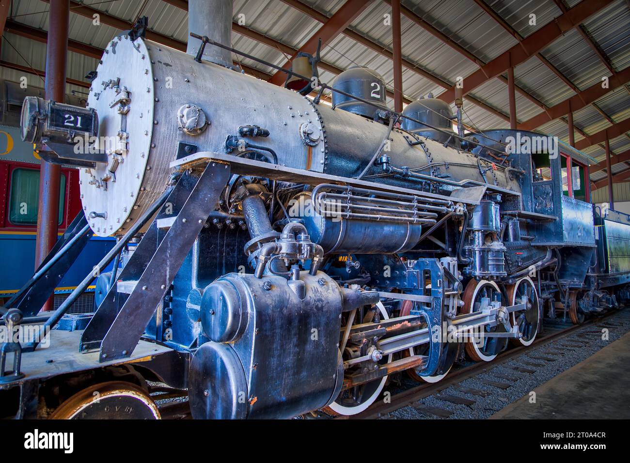Exhibit of historical steam train hi-res stock photography and images ...