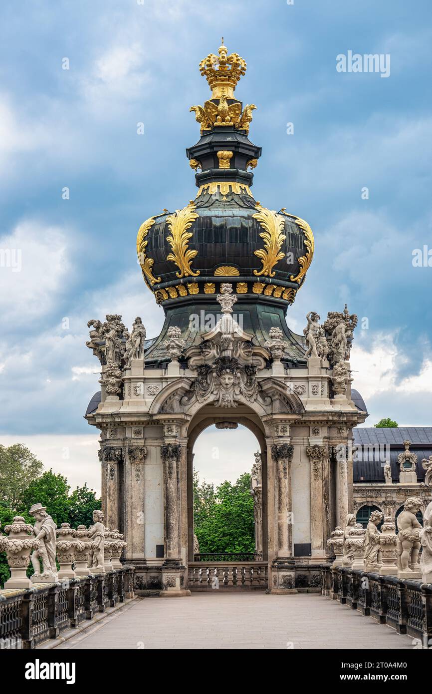 Famous Zwinger palace, Dresdner Zwinger Art Gallery of Dresden, Saxrony ...