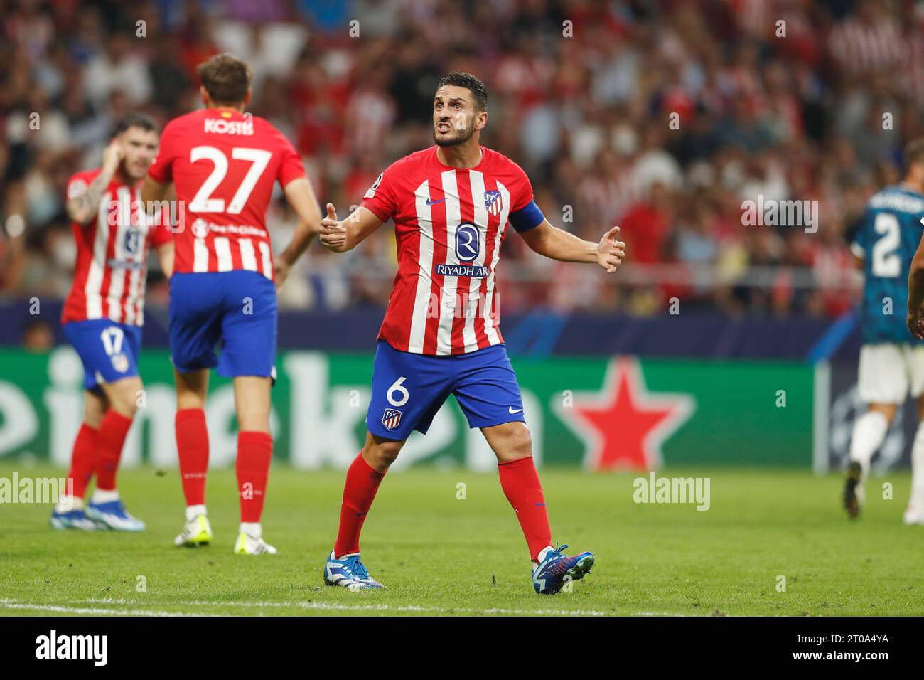 Koke (Atletico), OCTOBER 4, 2023 - Football / Soccer : UEFA Champions ...