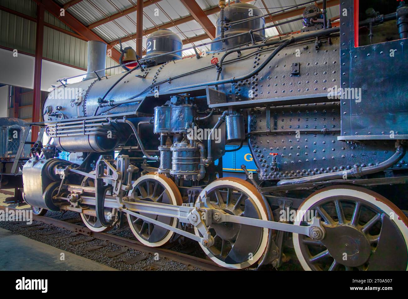 Exhibit of historical steam train hi-res stock photography and images ...