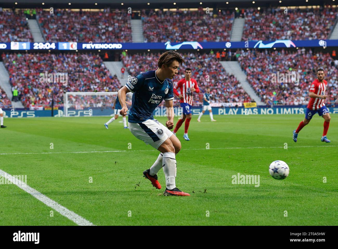 Ayase Ueda (Feyenoord), OCTOBER 4, 2023 - Football / Soccer : UEFA ...
