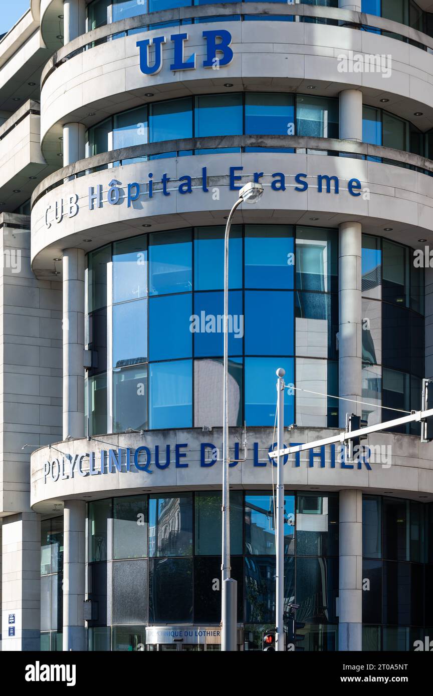 Brussels city center, Beglium, September 24, 2023 - Round shaped ...